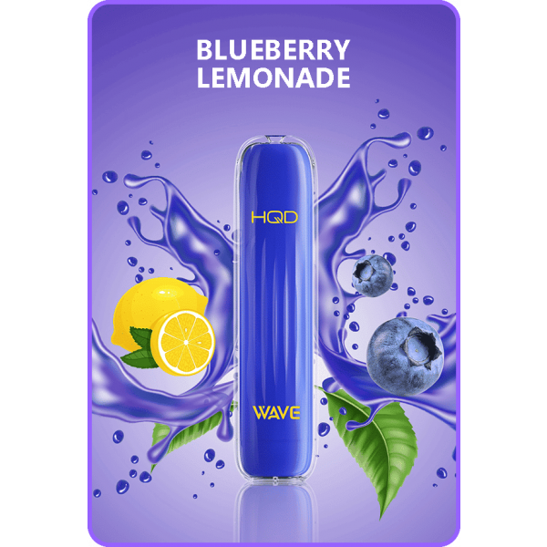 HQD WAVE - Einweg E-Shisha - Blueberry Lemonade