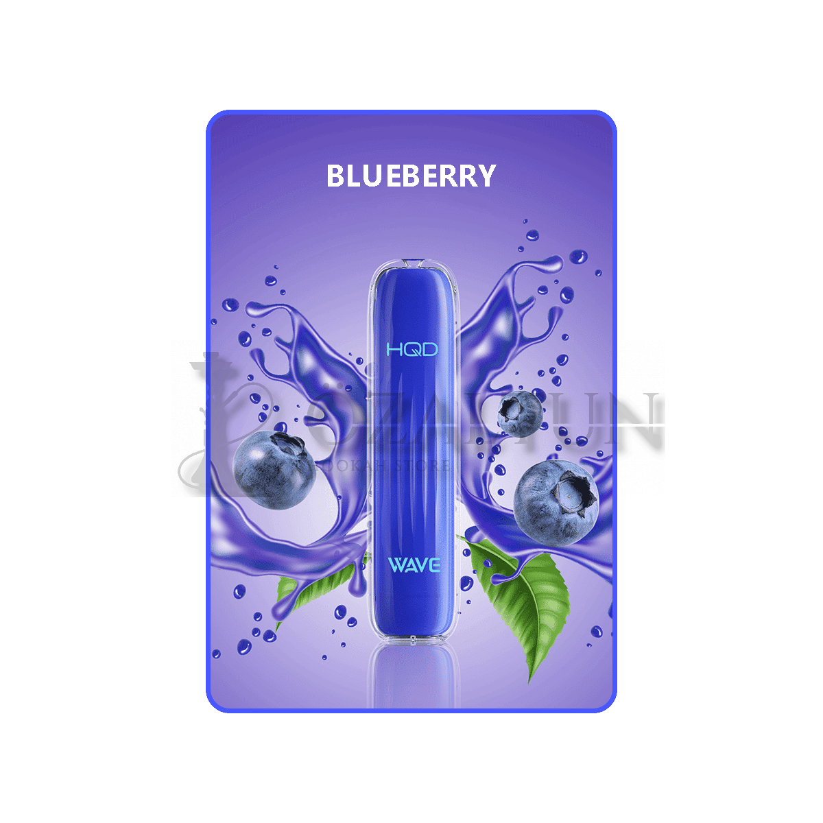HQD WAVE - Einweg E-Shisha - Blueberry